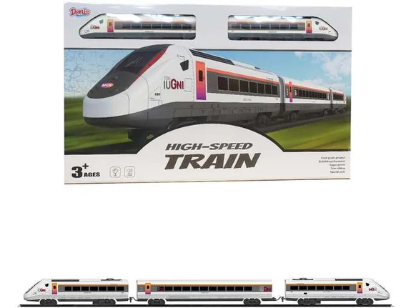 Železnički set 79cm brzi voz-lokomotiva na baterije