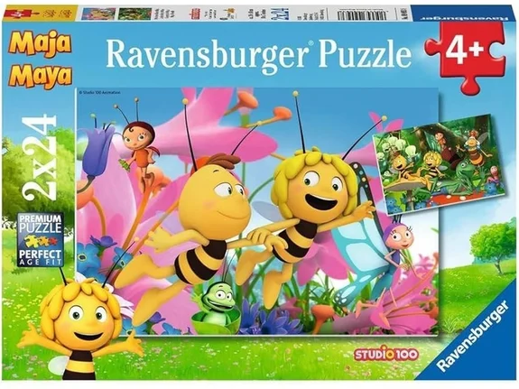 Ravensburger Puzzle za decu Mala pčelica Maja 2x24 dela 4+