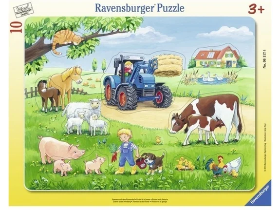 Ravensburger Puzzle za decu Životinje na farmi 8-17 delova 3+