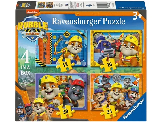 Ravensburger Puzzle za decu Rubble & Crew 12/16/20/24 dela 3+