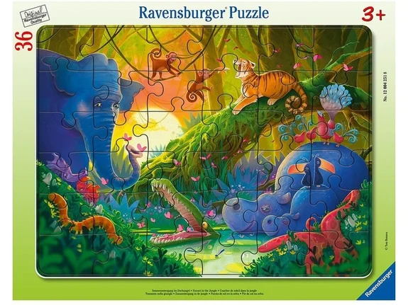 Ravensburger Puzzle za decu Džungla 36 delova 5+