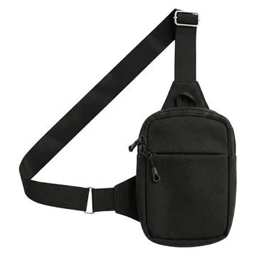 URBANFLEX CROSSBODY BAG WITH ADJUSTABLE STRAP - BLACK