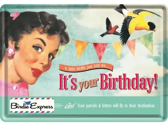 Nostalgic-Art Razglednica It’s Your Birthday