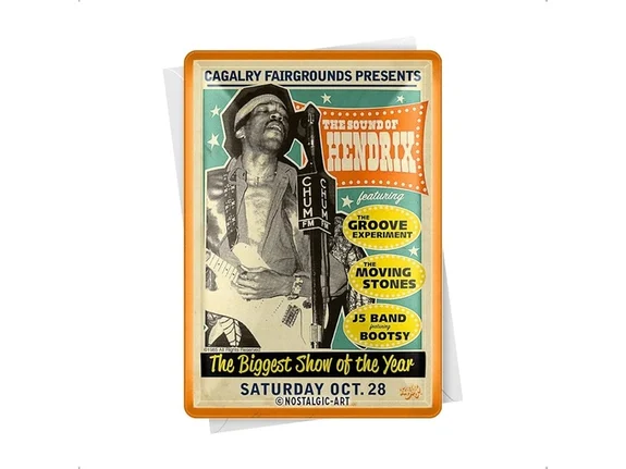 Nostalgic-Art Razglednica Jimi Hendrix