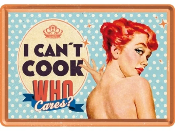 Nostalgic-Art Razglednica Can’t Cook