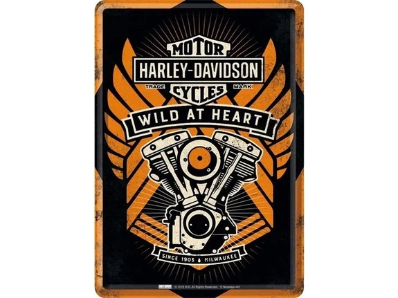 Nostalgic-Art Razglednica Harley-Davidson Wild