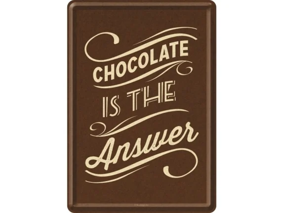 Nostalgic-Art Razglednica Chocolate