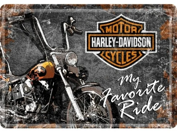 Nostalgic-Art Razglednica Harley-Davidson Favourite Ride
