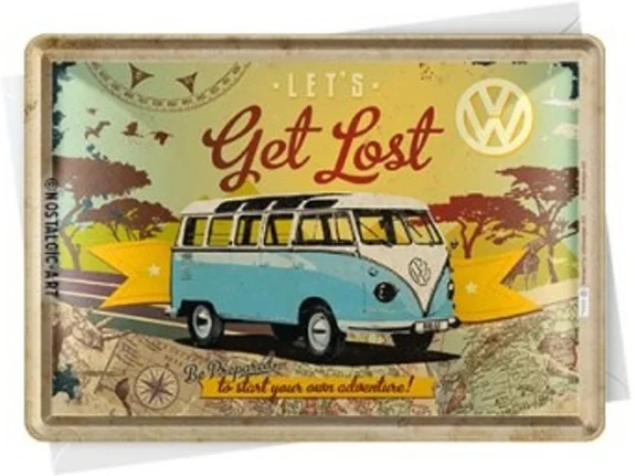 Nostalgic-Art Razglednica VW Get Lost