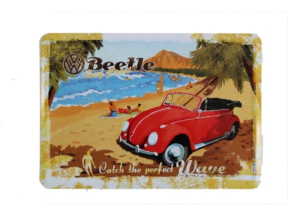 Nostalgic-Art Razglednica VW Beetle Beach
