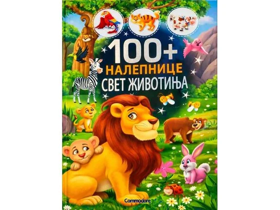 Svet životinja - 100+ nalepnica - Grupa autora
