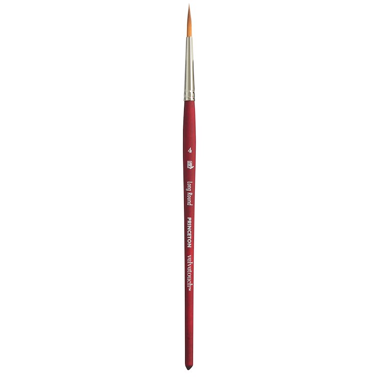 PRINCETON Velvetouch univerzalna okrugla četkica Long Round sa kratkom drškom – 4