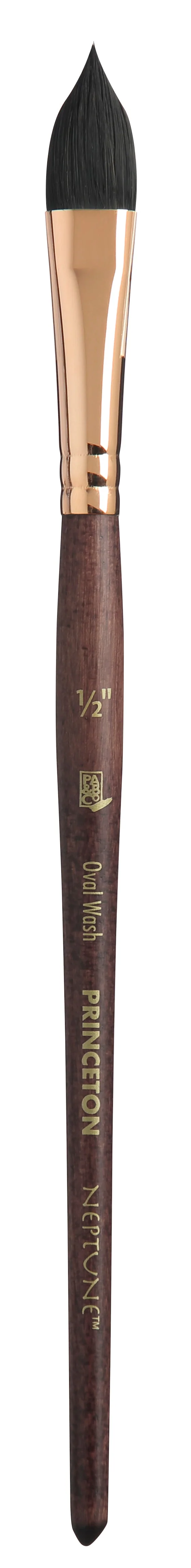 Četkica za akvarel PRINCETON Neptune Oval Wash sa kratkom drškom – 13 mm
