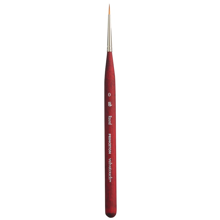 PRINCETON Velvetouch univerzalna okrugla četkica mini – 0