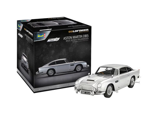 NEW! Revell 01055 Aston Martin DB5 - James Bond Goldfinger 60 Years Advent Calendar (Easy Click System)
