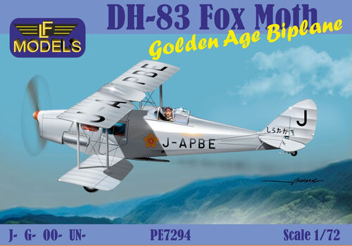 NEW! LF Models PE7294 de Havilland DH.83 Fox Moth - Golden Age Biplane
