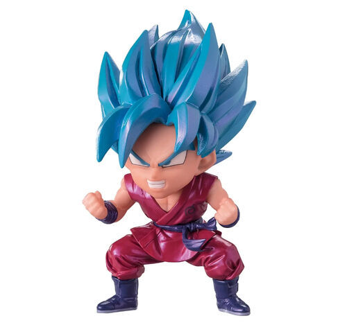 NEW! Bandai 93840 Chibi Masters - Dragon Ball Super Saiyan Blue Son Goku Kaio-Ken