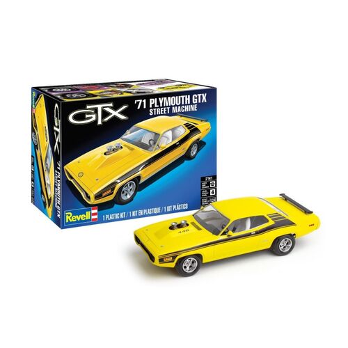 NEW! Monogram 4588 Plymouth Satellite GTX Street Machine (1971)