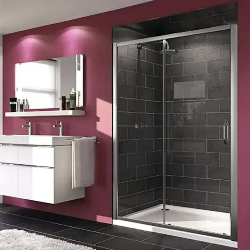 Huppe X1 klizna vrata za tuš kabinu 120 cm hrom Anti-Plaque H-190 (140402069322)
