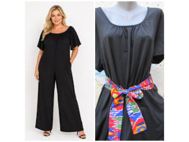 ŠIK KOMBINEZON, ELASTIČAN, 1-2 XL, OVERSIZED, NOVO