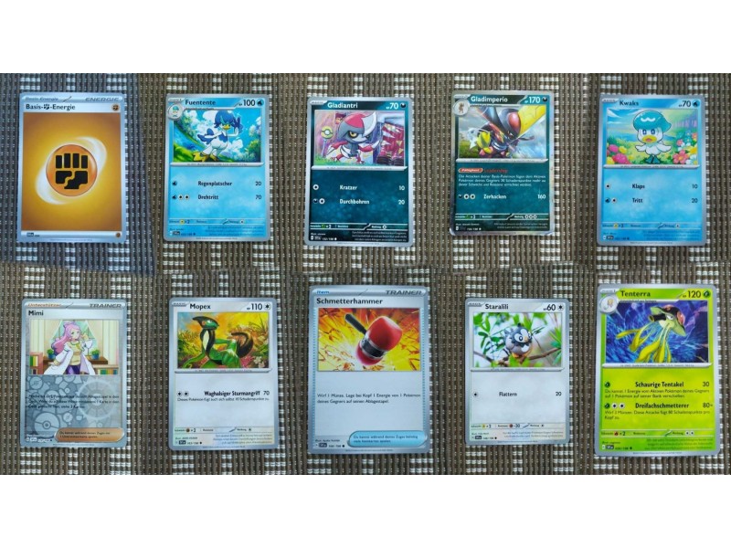 10 Pokemon Karata - Nemačka
