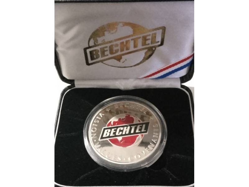 Bechtel Corporation američka plaketa original pakovanj
