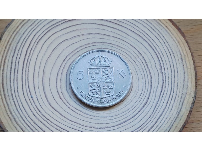 ŠVEDSKA 5 KRONOR 1972 GODINA