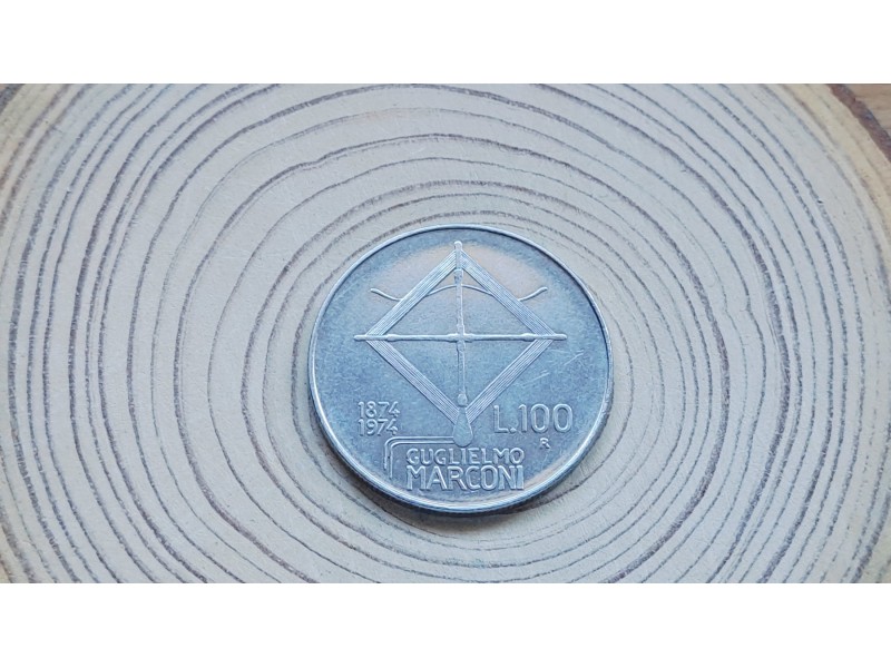ITALIA 100 LIRA 1874-1974 GODINA JUBILARAC