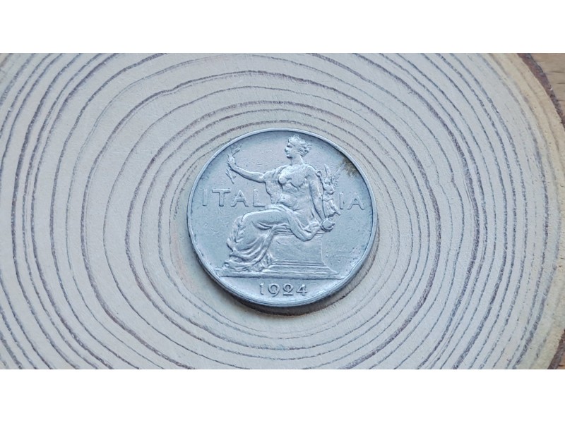 ITALIA 1 LIRA 1924 GODINA