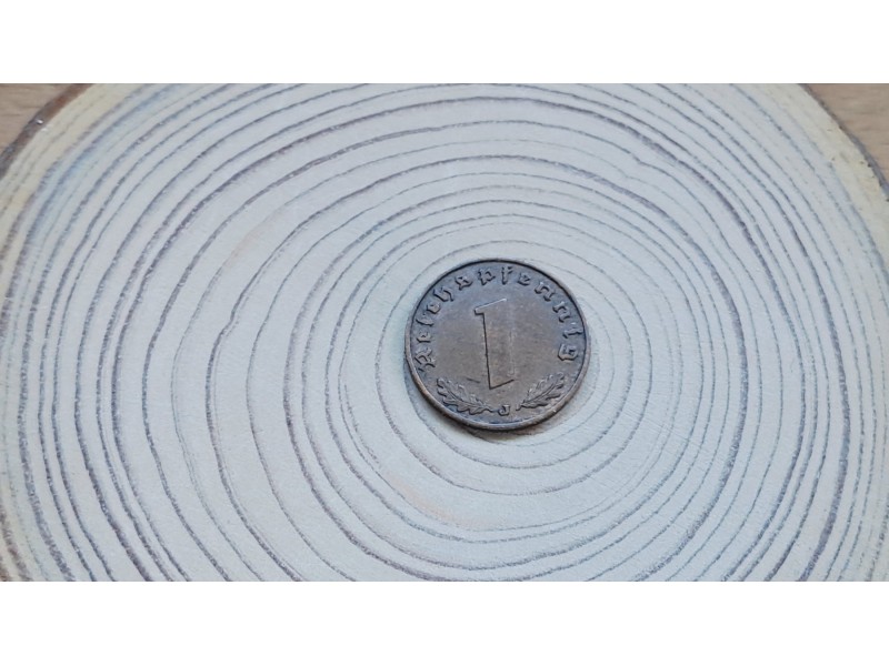 NACISTICKA NEMACKA 1 PFENNIG 1940 GODINA KOVNICA J