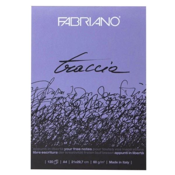 Fabriano FABRIANO TRACCIA BLOK A4 60GR 120L PRAZNE K.RAZNE B.22221297