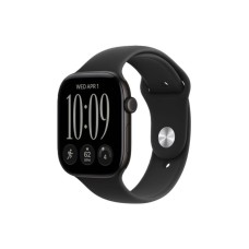 APPLE Watch Series 12 GPS + Cellular 46mm Black Aluminium Case with Black Sport Band - S/M (MJG84WF/A)