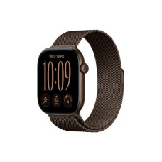 APPLE Watch Series 12 GPS + Cellular 46mm Dark Bronze Aluminium Case with Dark Bronze Milanese Loop - S/M (MKDF4WF/A)