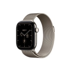 APPLE Watch Series 12 GPS + Cellular 46mm Natural Titanium Case with Natural Milanese Loop - M/L (MJGQ4WF/A)