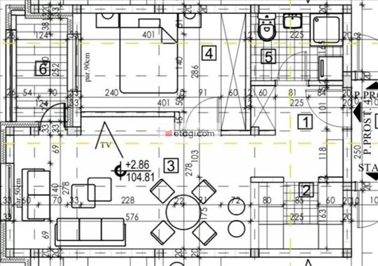 Novogradnja 42m2 Ledine