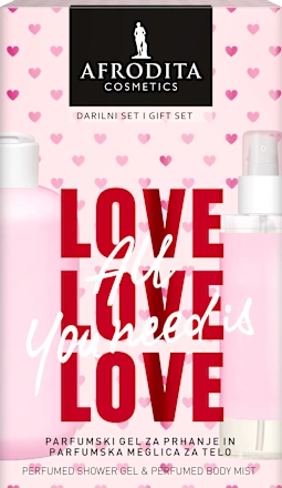 AFRODITA
LOVE poklon set, 1 Set