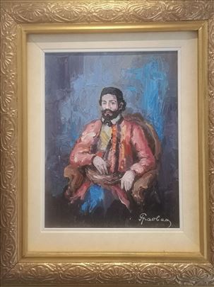Slika Njegoš Graovac potpisana