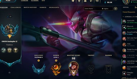 Prodajem 3 naloga loL platinum 2 / Emerald Dia Elo