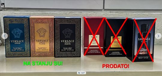 Muski Parfemi: Versace, Tom Ford, Sauvage 100ml