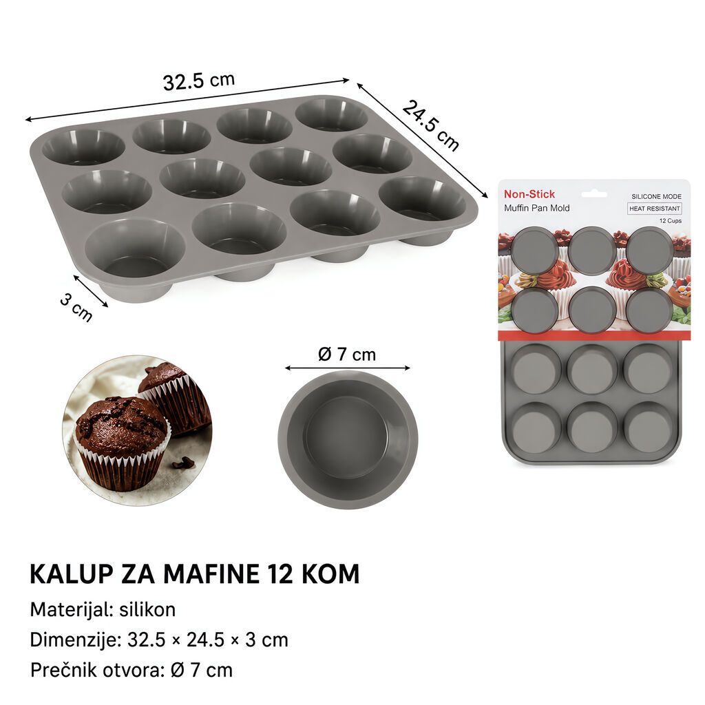 KMT silikonski kalup za tortu 2416127 Fleksibilni silikonski kalup za