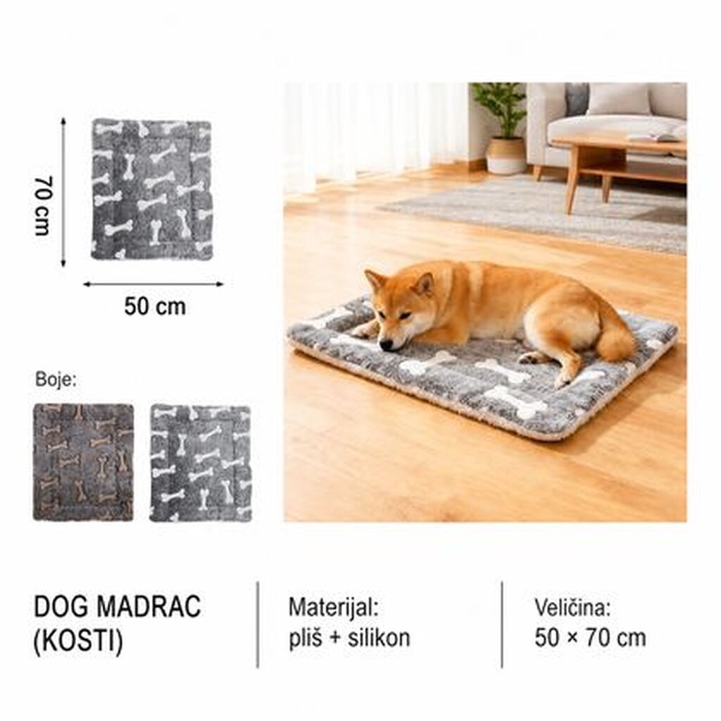 KMT Prostirka za psa brisač sa 2 adaptera – Kmt style (SKU: 703579