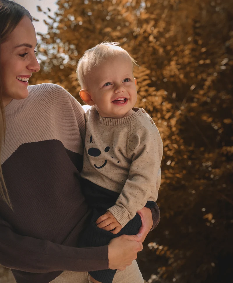 Komplet za bebe dečake sa džemperom i helankama, 100% pamuk