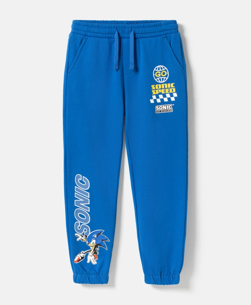 Plavi donji deo trenerke za dečake Sonic