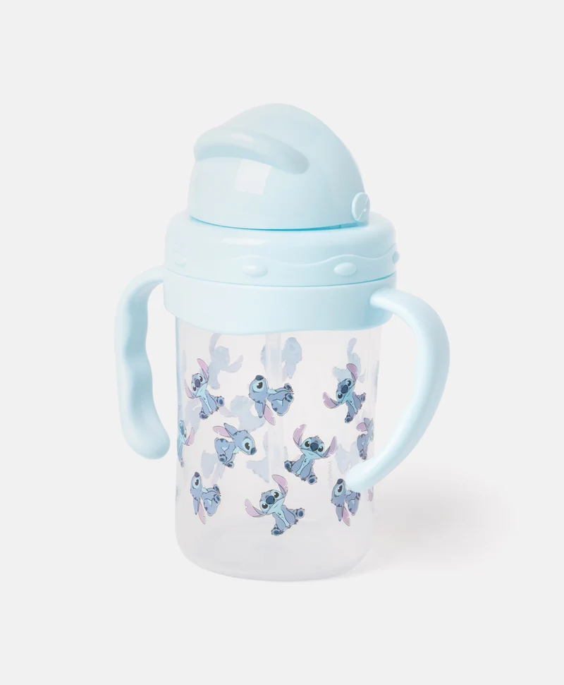 Flašica za bebe Stitch sa nastavkom i drškama