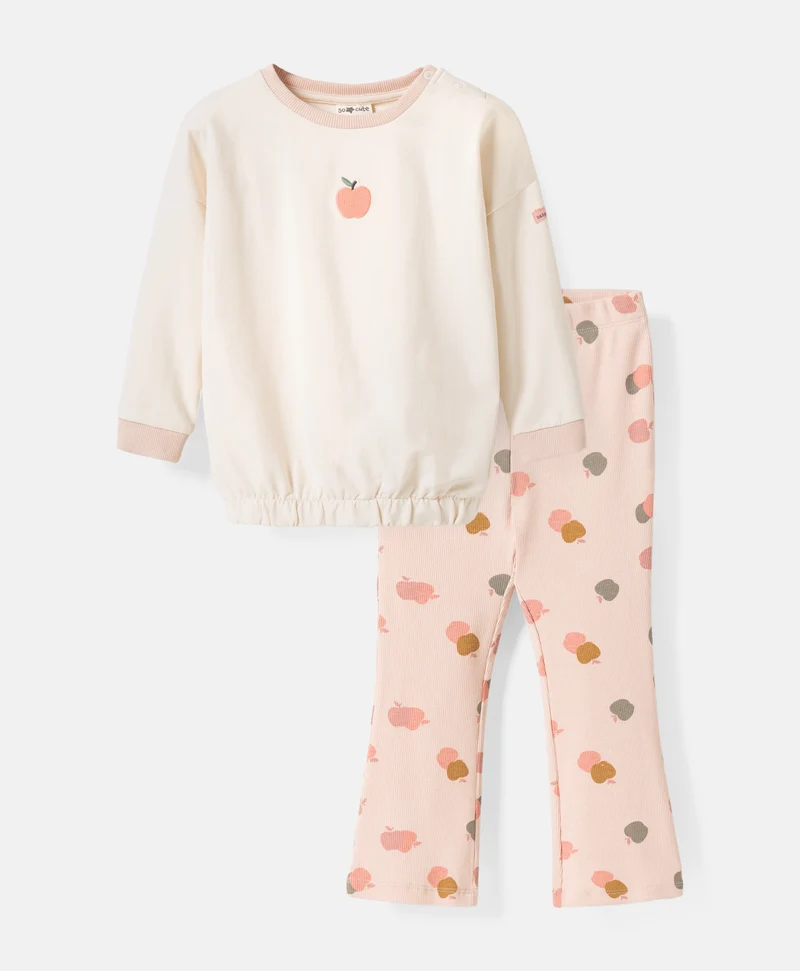 Komplet za bebe bluza i helanke sa jabukom