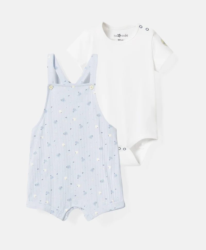 Komplet za bebe bodi i tregerice 100% pamuk
