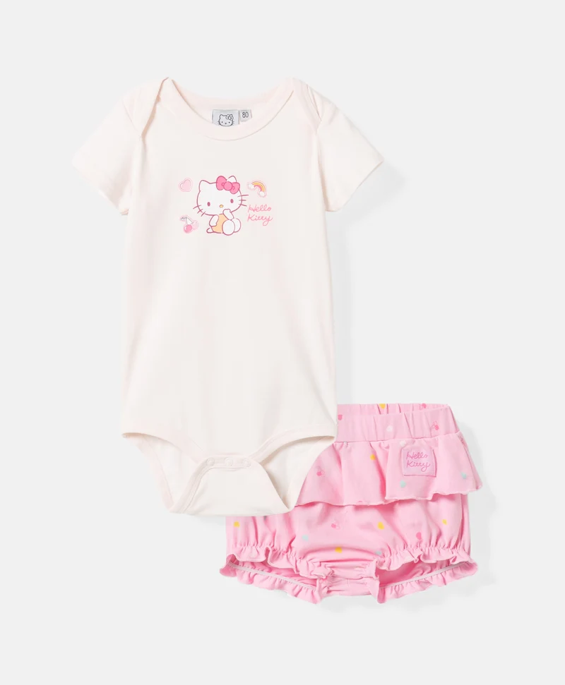 Bebi set body i bloomerice Hello Kitty