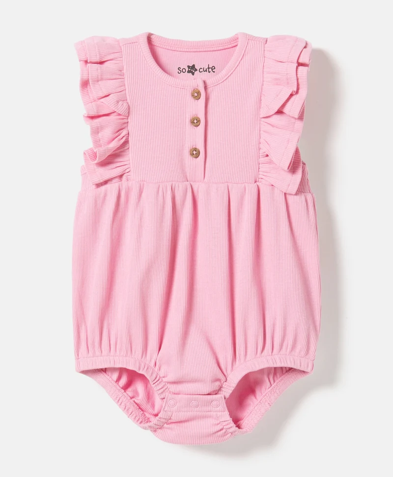 Bebi roze rampers bez rukava