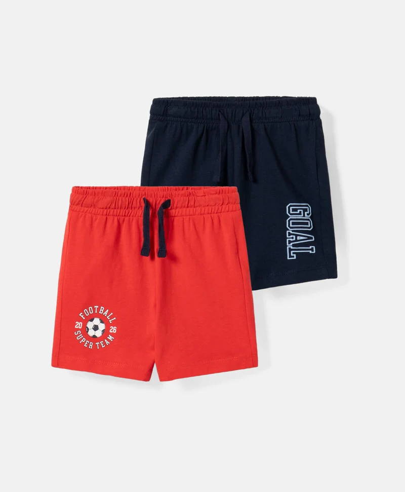 Dečji šorts 2‑pak 100% pamuk