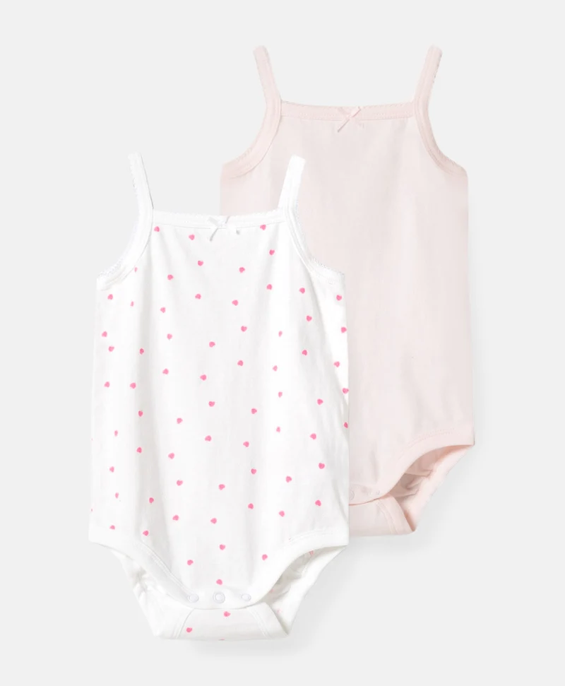 Set bebi bodija bez rukava 100% pamuk